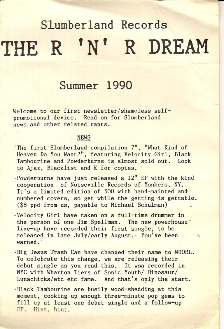 label spotlight: slumberland records